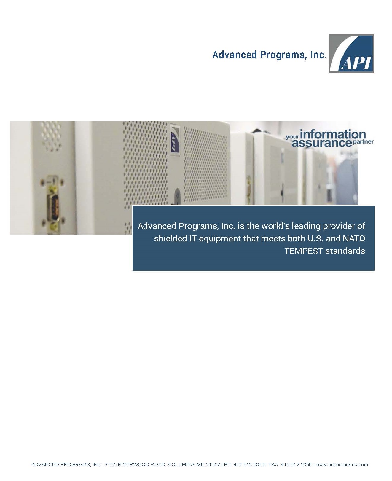 Advanced Programs, Inc. - NCSI