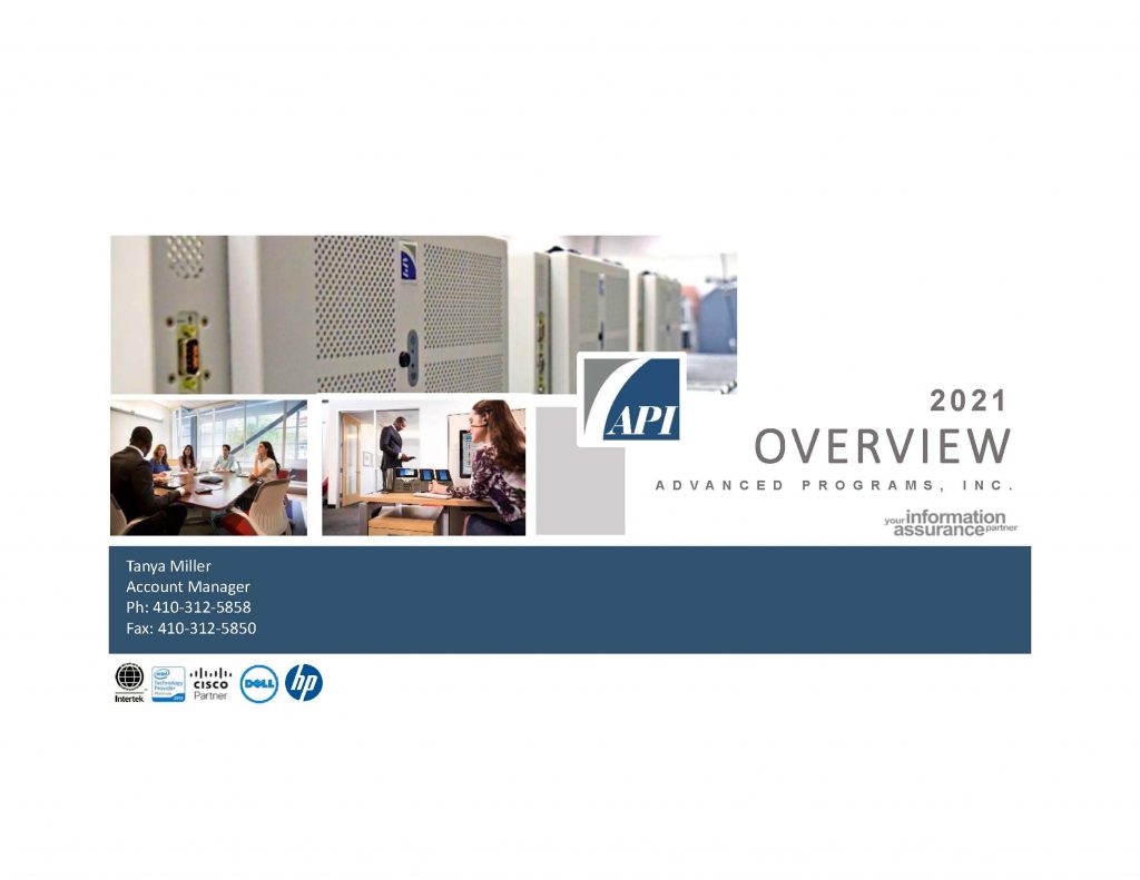 Advanced Programs, Inc. - NCSI