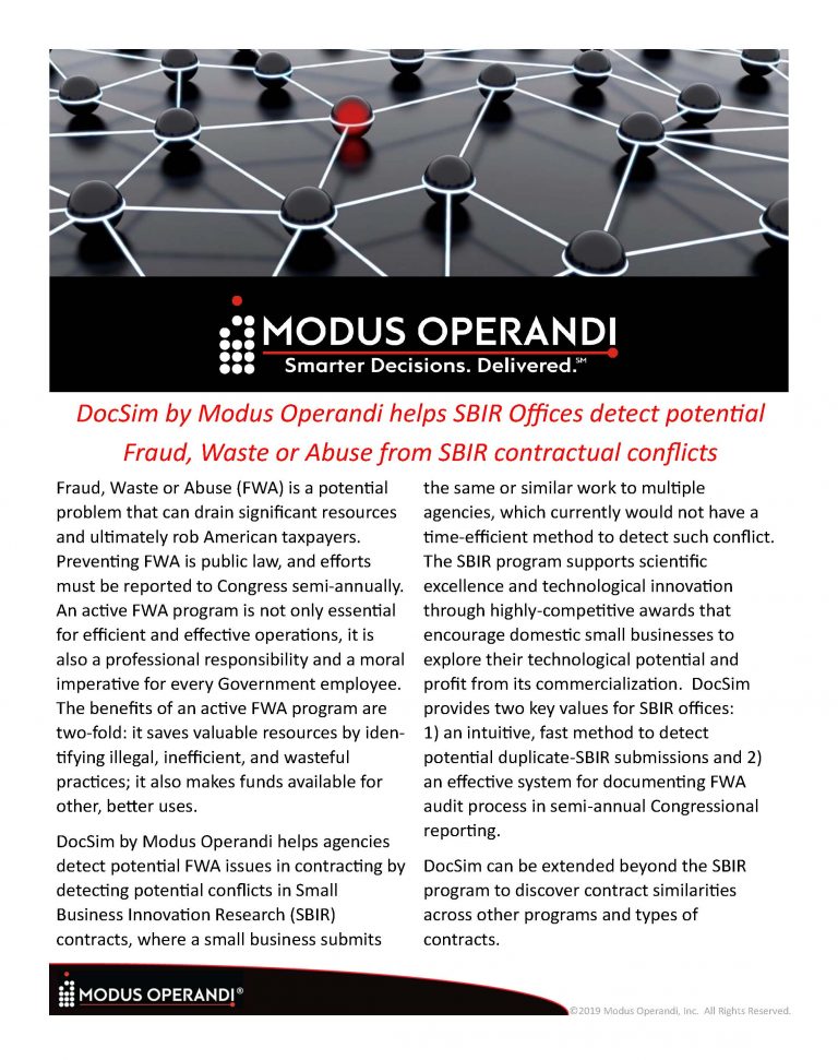 Modus Operandi - NCSI