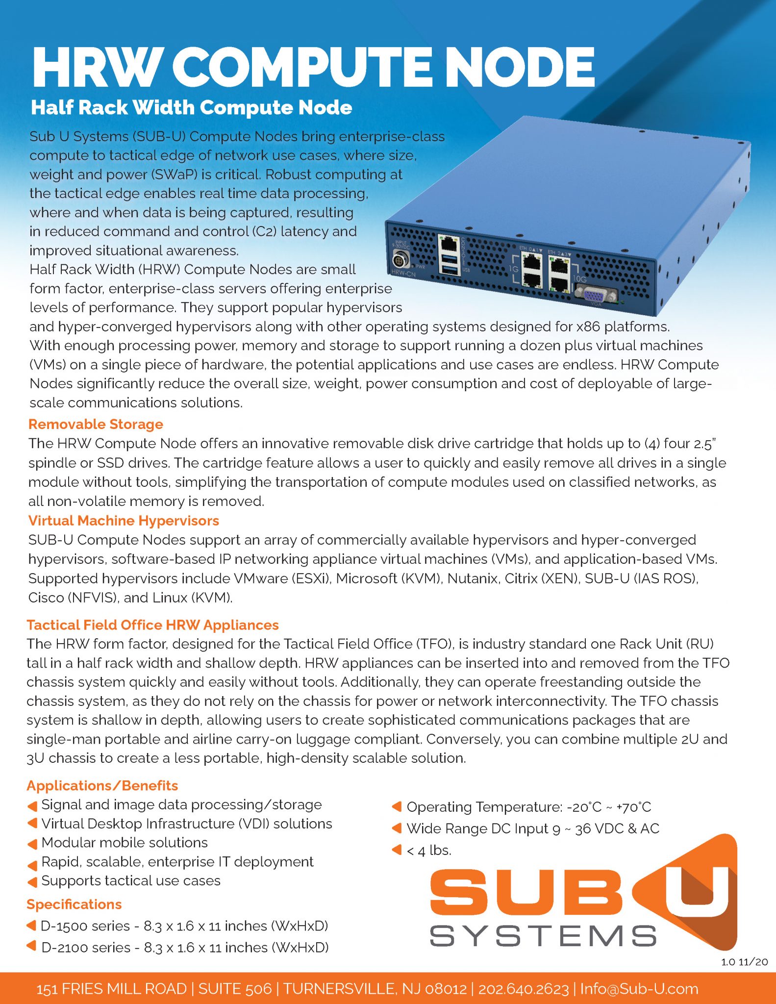 Sub U Systems - NCSI