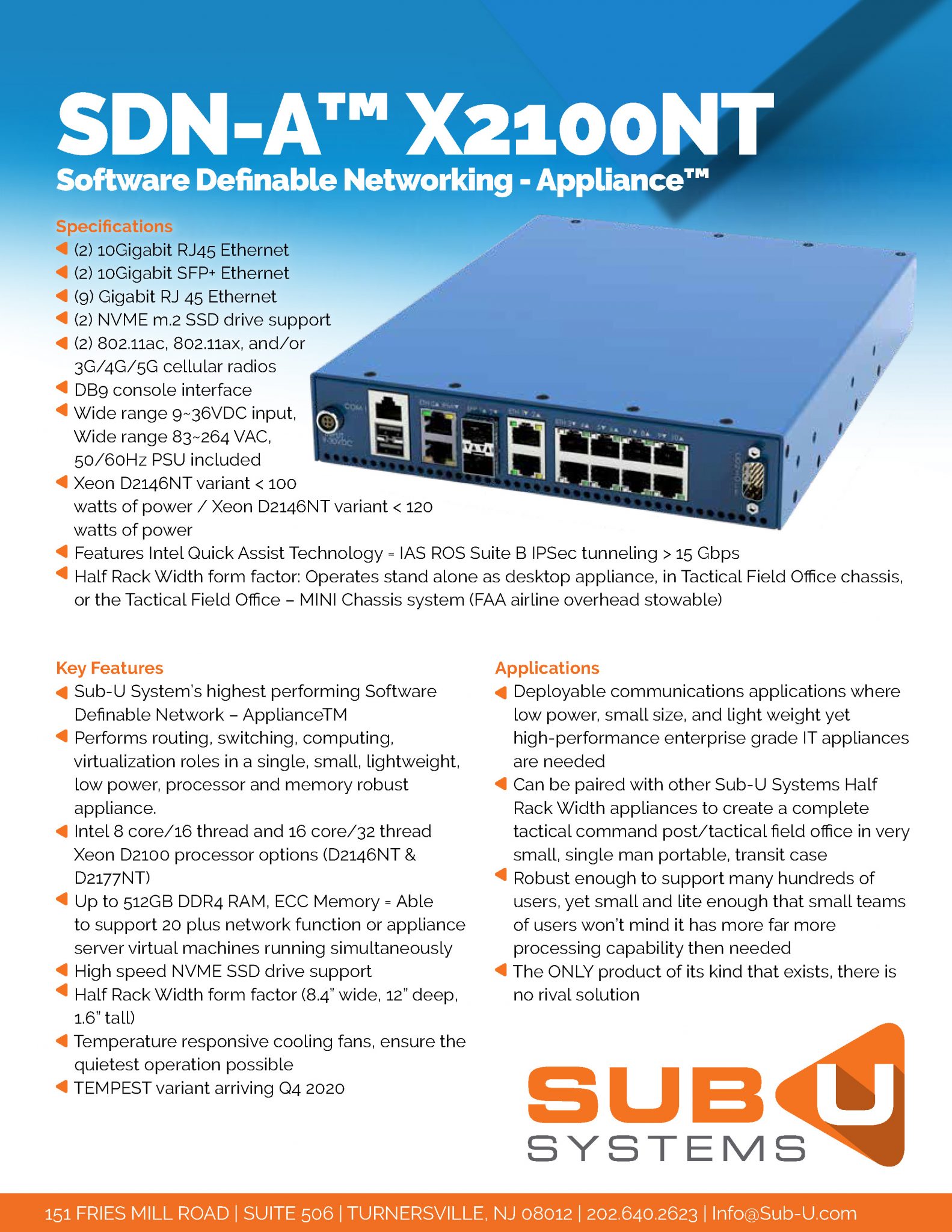 Sub U Systems - NCSI