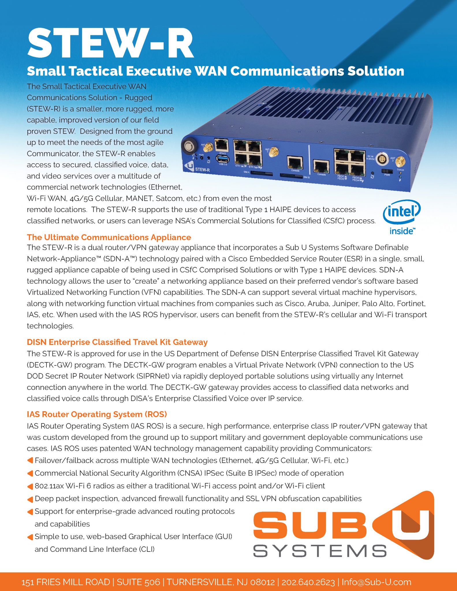 Sub U Systems - NCSI