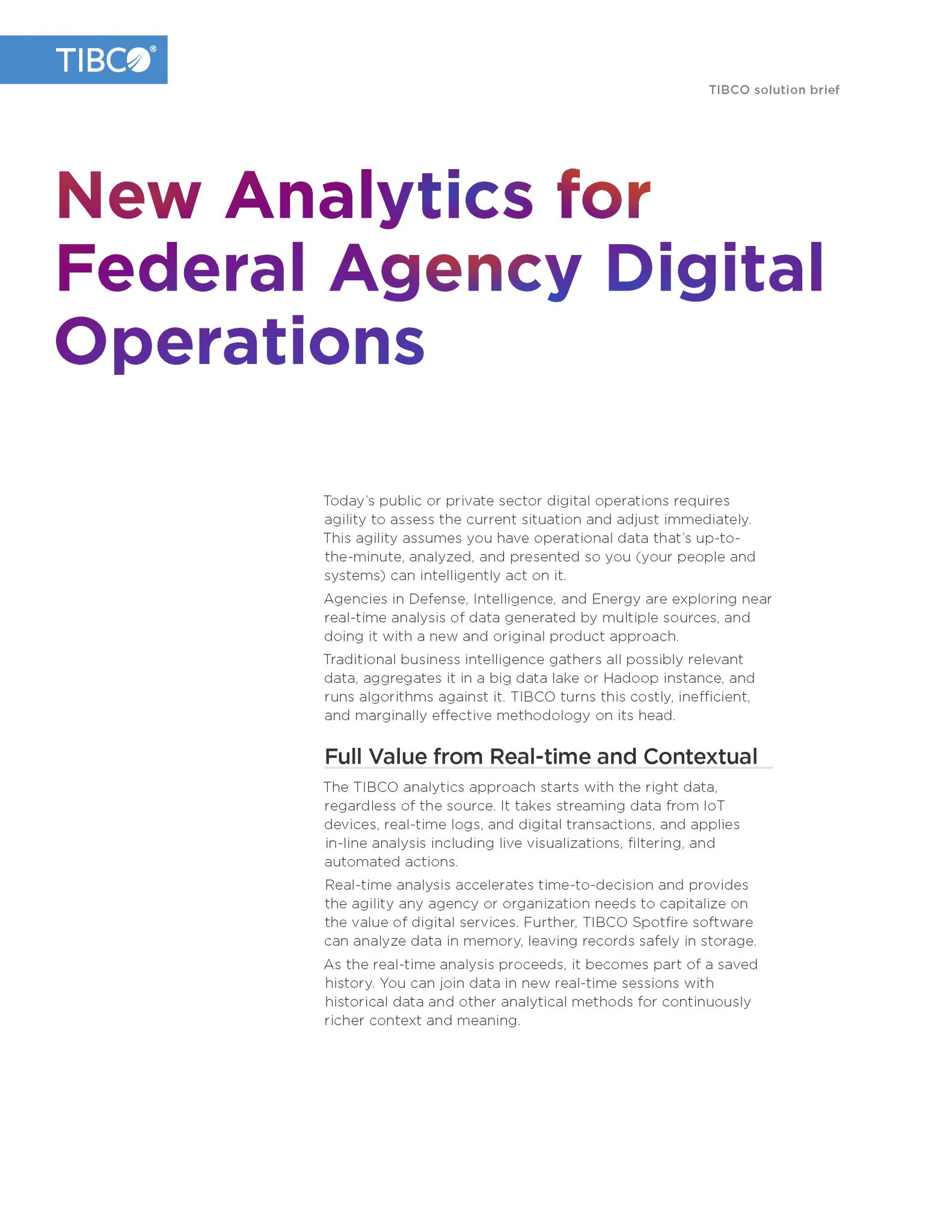 TIBCO SOFTWARE - NCSI