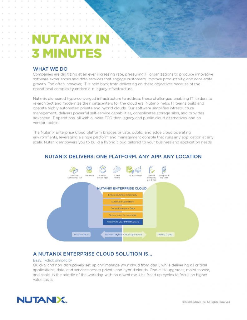 Nutanix - NCSI
