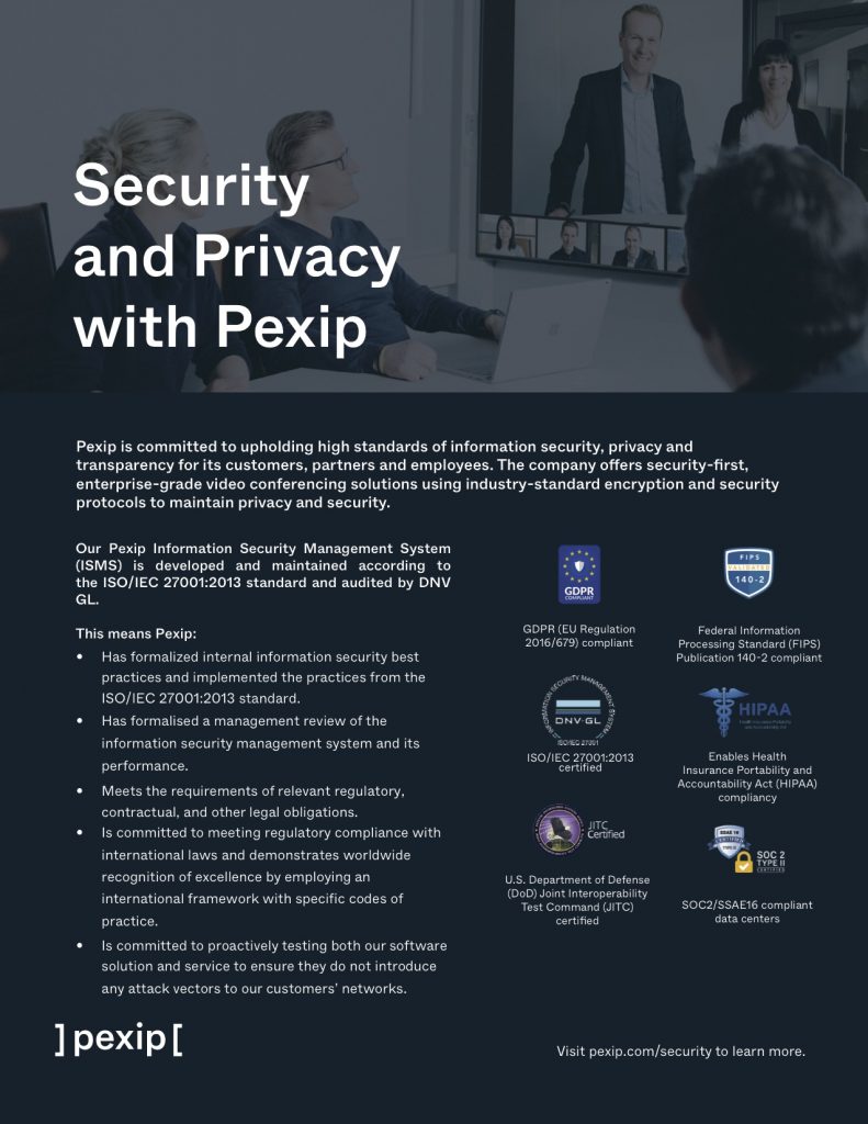 Pexip - DIA CIO Virtual Summit - NCSI