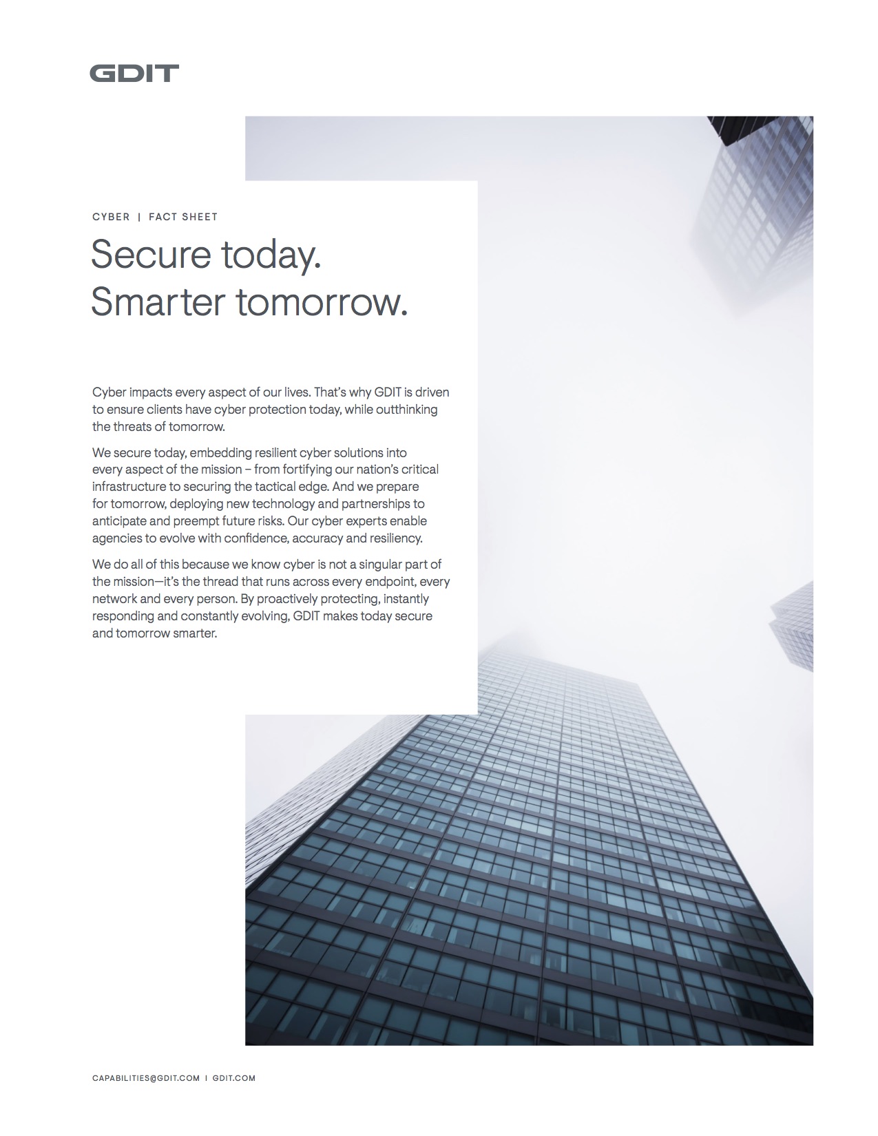 GDIT – DIA CIO Virtual Summit - NCSI