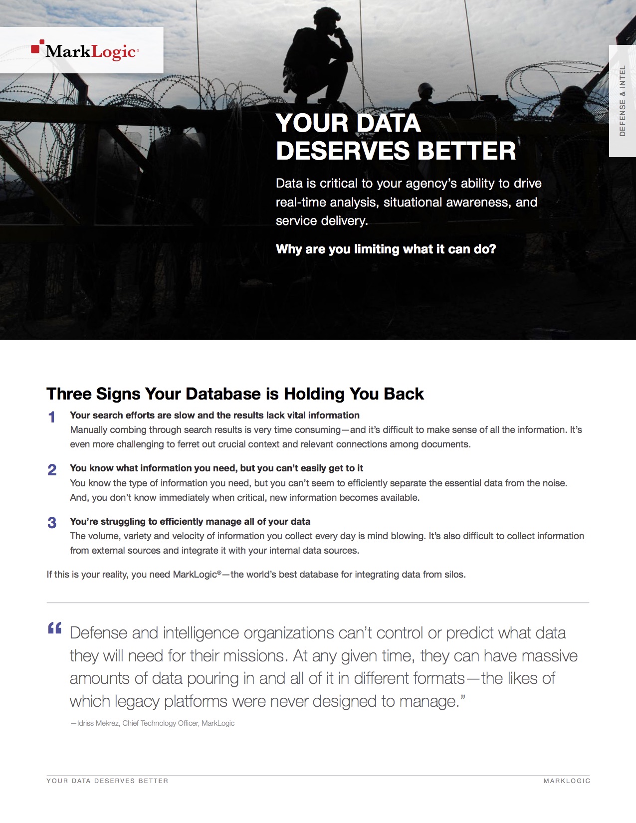MarkLogic - DIA CIO Virtual Summit - NCSI