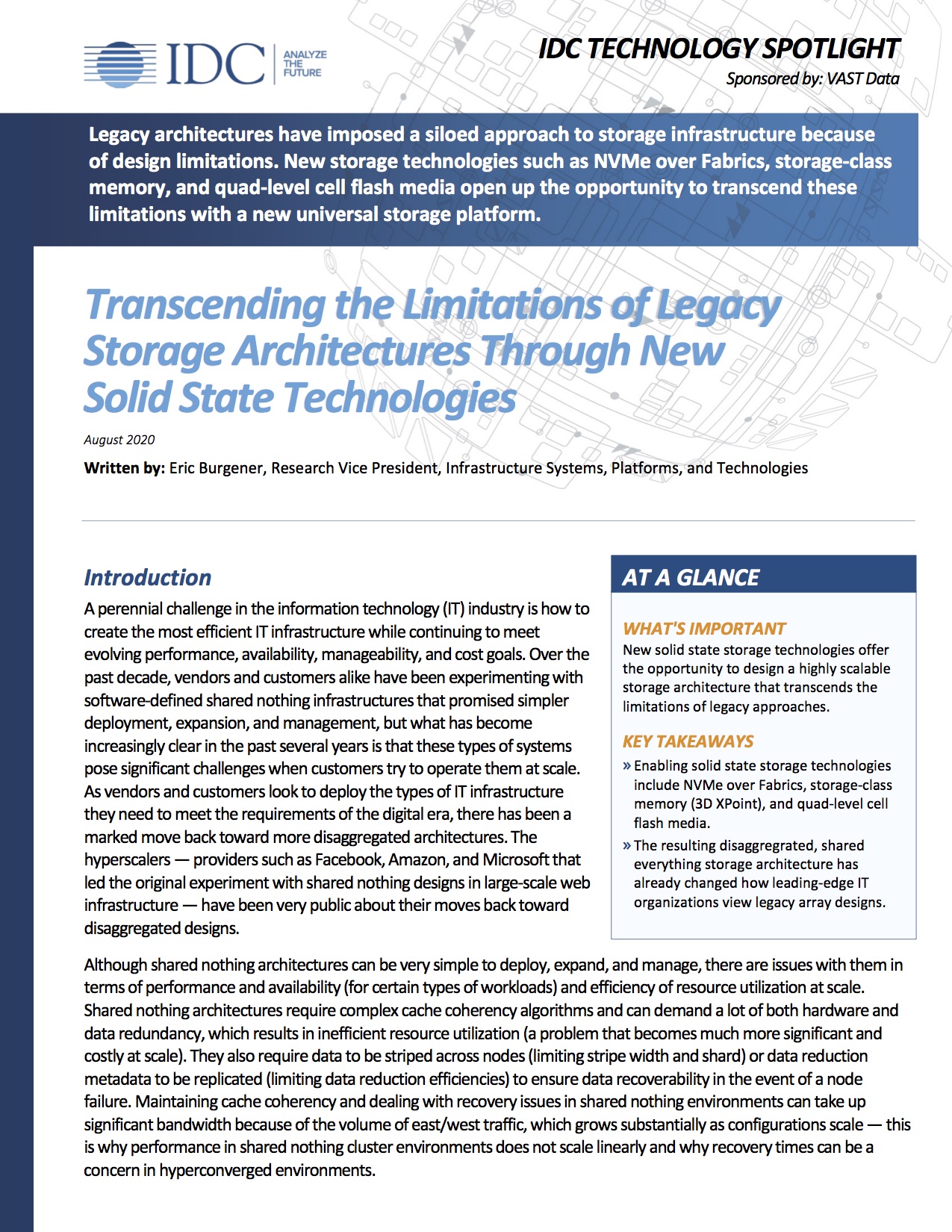 VAST Data - DIA CIO Virtual Summit - NCSI