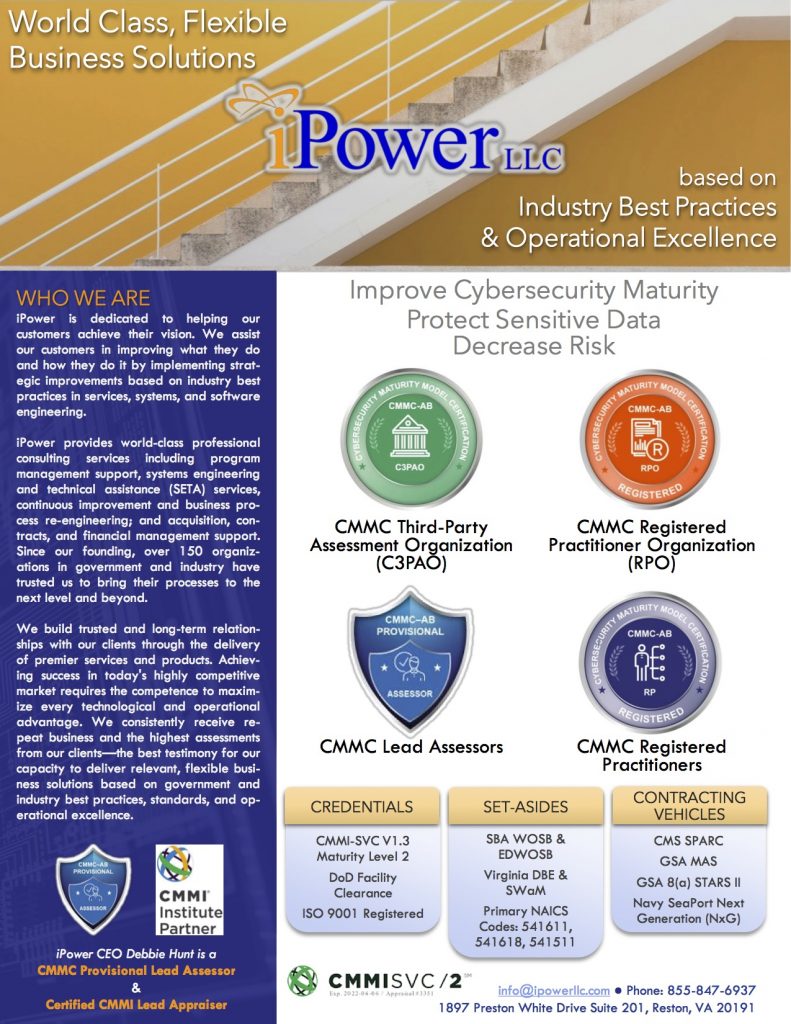 iPower LLC - DIA CIO Virtual Summit - NCSI