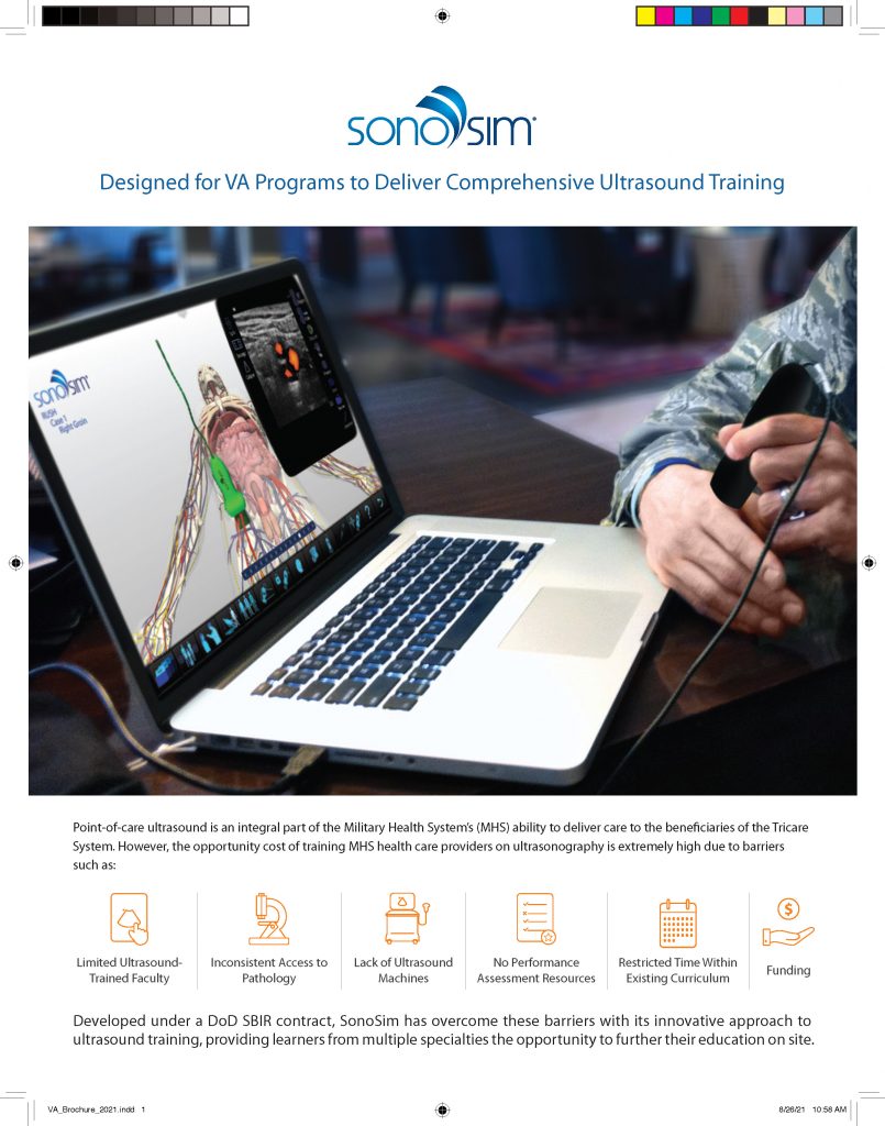 Medical, Modeling, & Simulation - SonoSim - NCSI